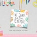 Happy First Day of School Tag, Back to School Tag, Printable Back to ...