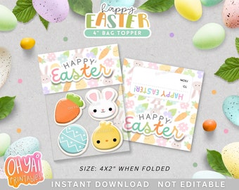 EDITABLE Easter Story Snack Mix Printable Tag Easter Bag Topper, Easter ...