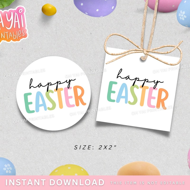 Easter Tags - Etsy