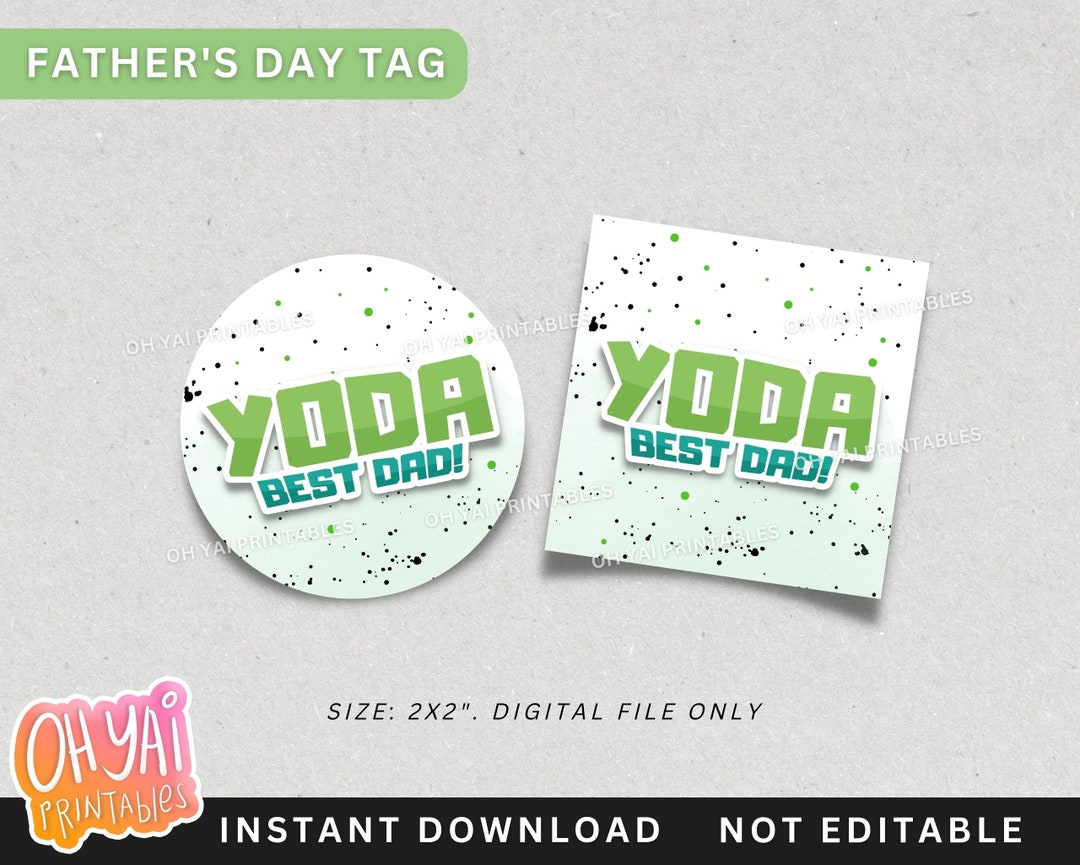 Father's Day Tag, Printable Father's Day Tag, Father's Day Gift Tag ...