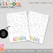 Back to School Cookie Card, Printable Cookie Card, First Day of School ...
