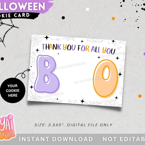 Thank You for All You Boo - Etsy