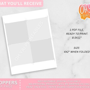 Fall Topper, Fall Cookie Bag Topper, 4x2 Bag Topper, Printable Fall ...