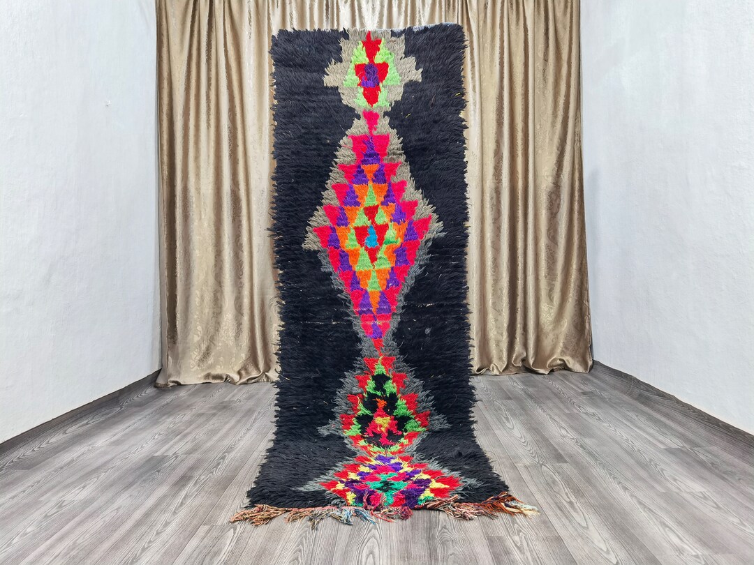 Berber Runner Carpet 3x8 Ft , Handcraft Tribal Rug , Hand Woven Sofa ...