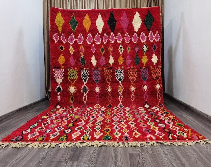 Moroccan Rug, Beni Mrirt Rug, Premium Quality Moroccan Rug, Handwoven ...