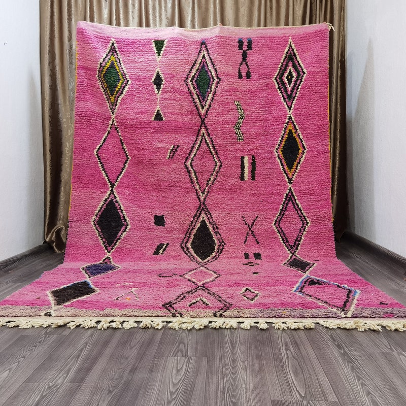Pink Moroccan Rug - Etsy