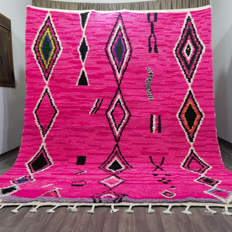 Pink Moroccan Rug - Etsy