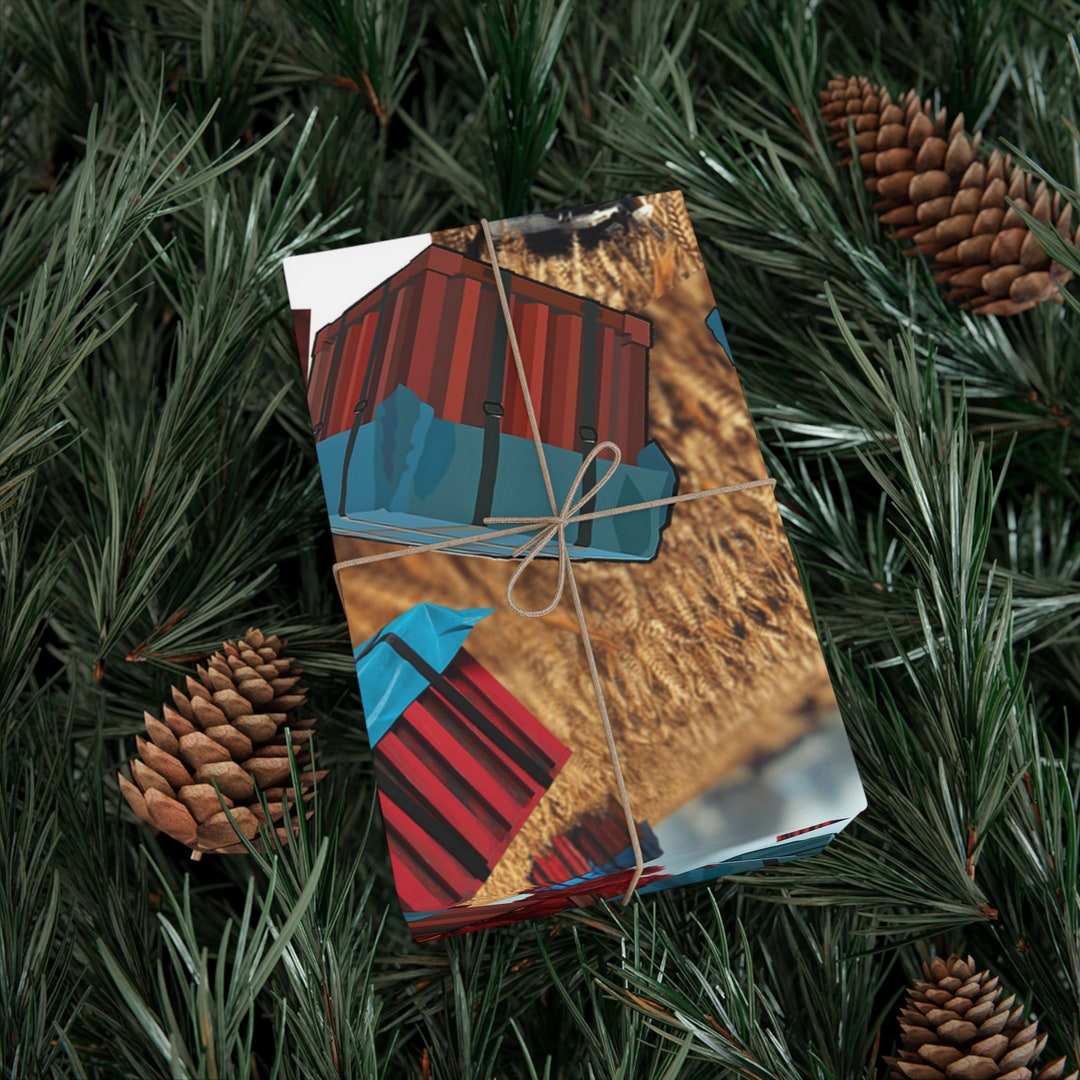 PUBG Airdrop Crate Wrapping Paper, Drop Crate, Funny Wrapping, Gaming ...