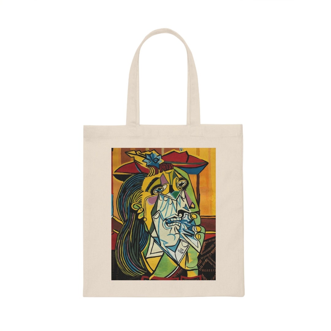 Tote Bag Picasso Weeping Woman Aesthetic ,art ,cotton Printed Shoulder ...