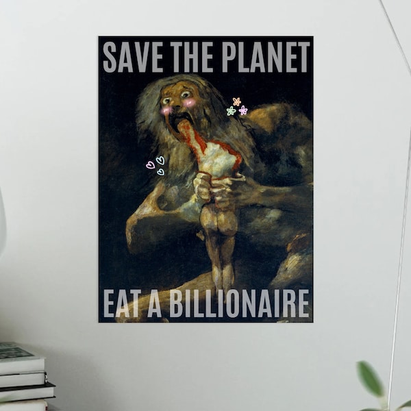 Saturn Eating His Son Print - Etsy