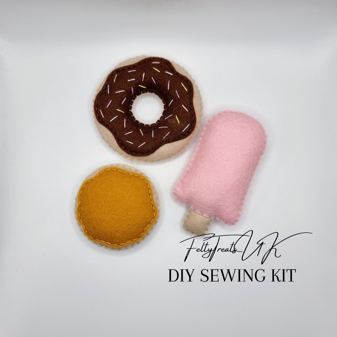 Felt Food DIY Sewing Kit - Etsy UK