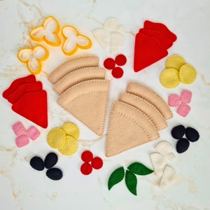 Felt Food Playset PDF Sewing Pattern MEGA BUNDLE Pizza, Fruit ...