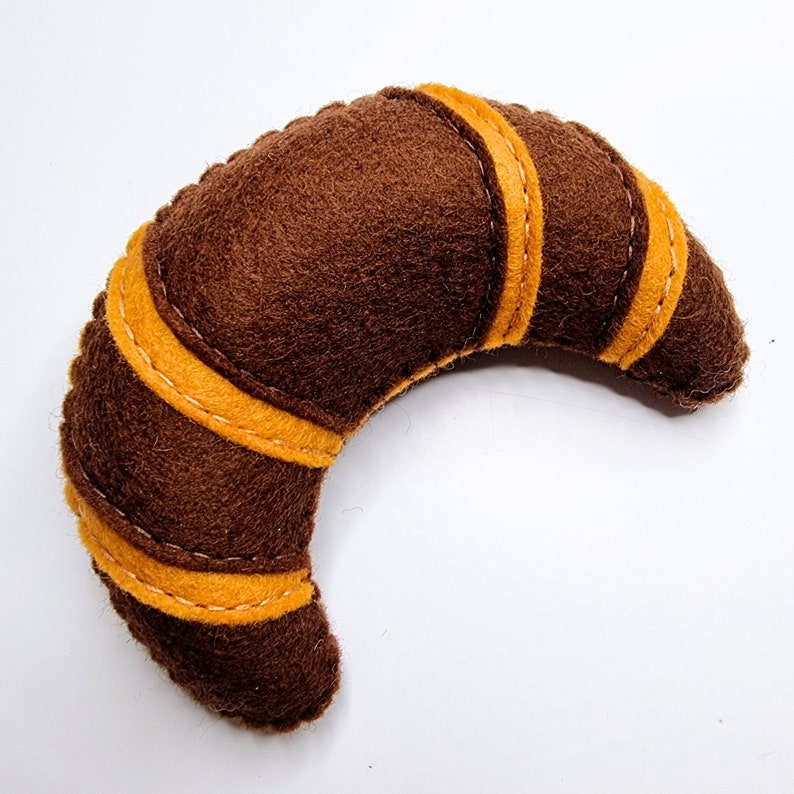 Croissant 100% Wool Felt Perfect for Kids Pretend Play - Etsy