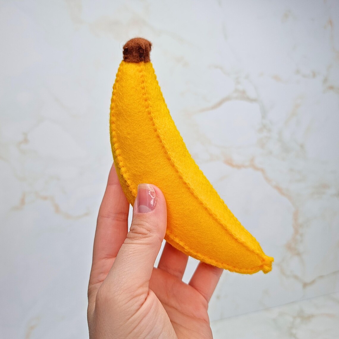 Felt Banana Sewing Pattern: 3D Pretend Fruit Toy (PDF) - Etsy