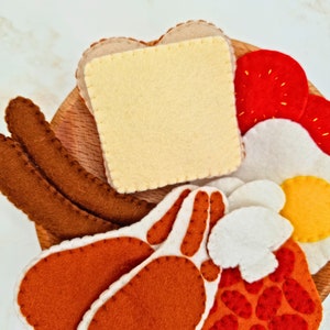 English Breakfast PDF Sewing Pattern and Tutorial - Bread, Baked Beans ...