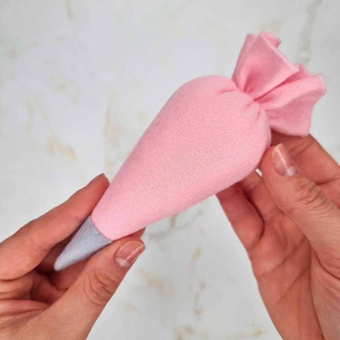 Felt Piping Bag PDF Sewing Pattern and Tutorial, Easy and Beginner ...