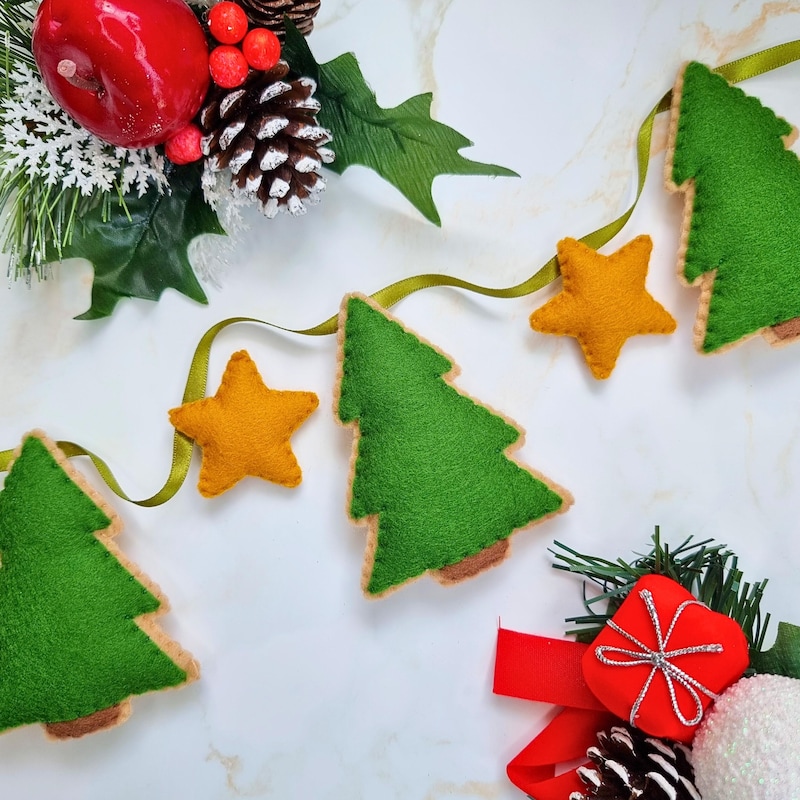 Felt Tree Ornament - Etsy