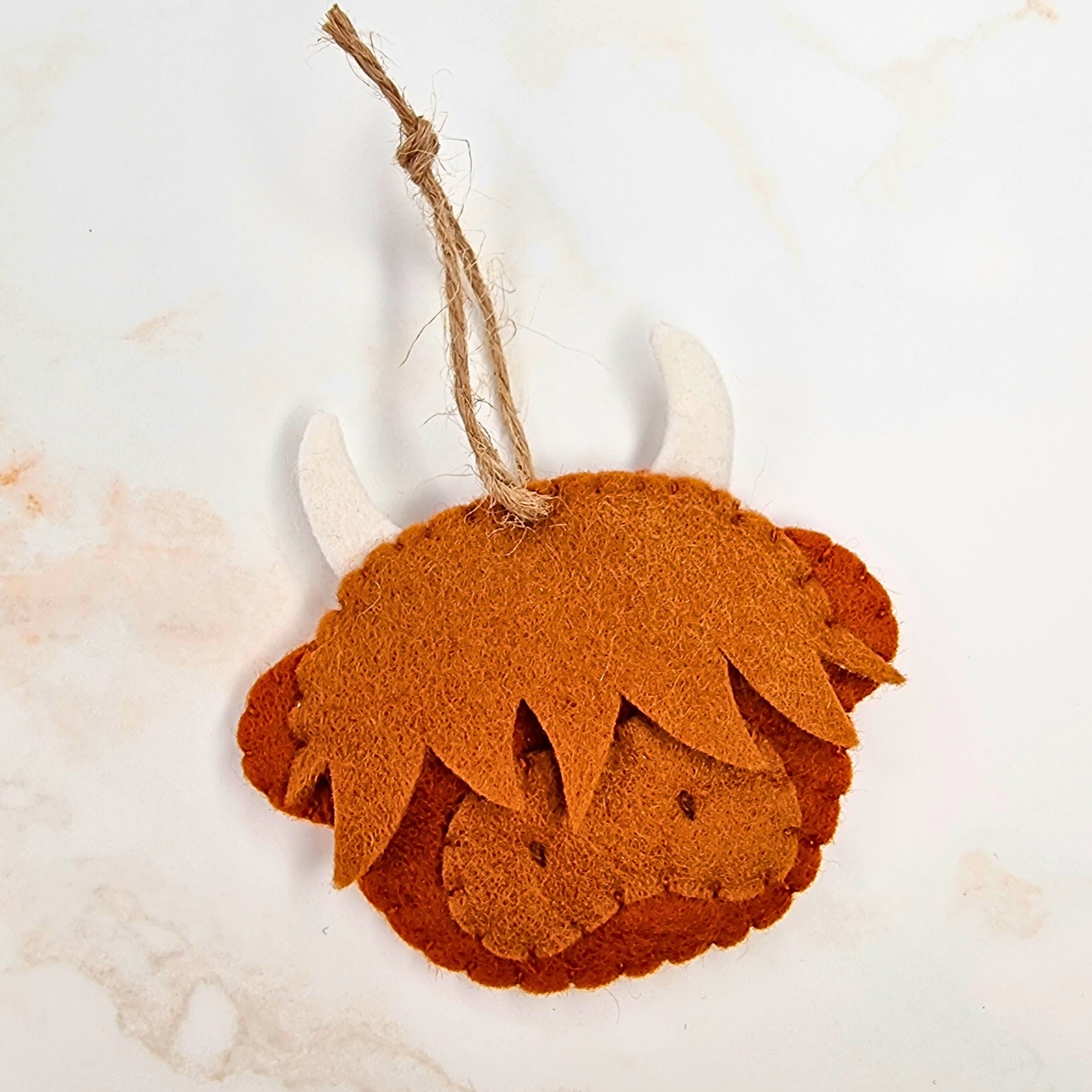 Felt Highland Cow PDF / SVG Sewing Pattern, Easy Beginner Friendly Wee ...
