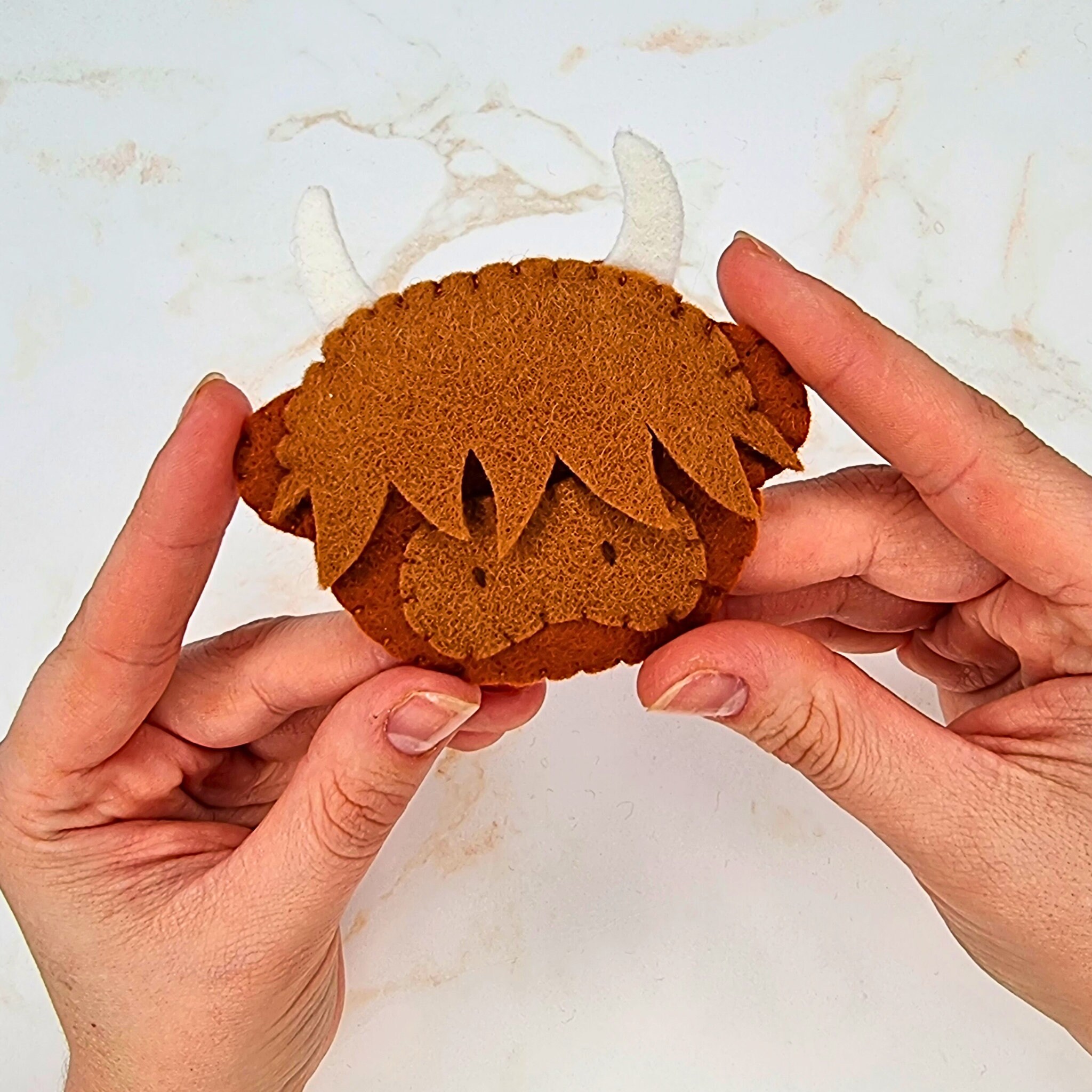 Felt Highland Cow PDF / SVG Sewing Pattern, Easy Beginner Friendly Wee ...