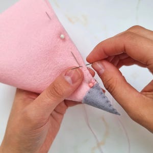 Felt Piping Bag PDF Sewing Pattern and Tutorial, Easy and Beginner ...
