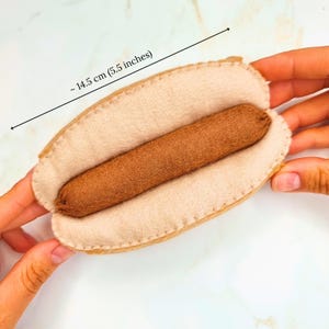 Felt Hot Dog Playset: Beginner-friendly Pretend Play Food Toy (PDF) - Etsy