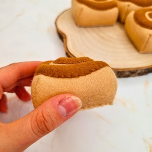 Felt Cinnamon Bun PDF Sewing Pattern & Photo Tutorial, Easy Beginner ...