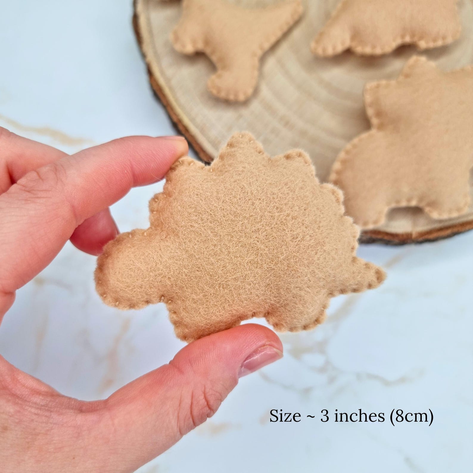 6 Felt Dinosaur Nuggets Sewing Pattern: Easy Felt Food for Beginners ...