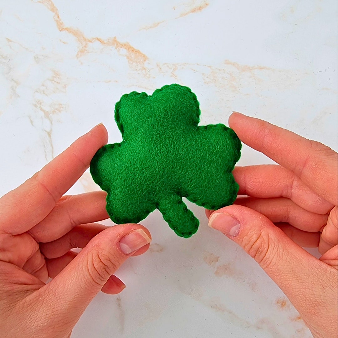 Felt Shamrock Clover PDF Sewing Pattern & Photo Tutorial, Perfect for ...