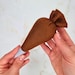 Felt Piping Bag PDF Sewing Pattern and Tutorial, Easy and Beginner ...