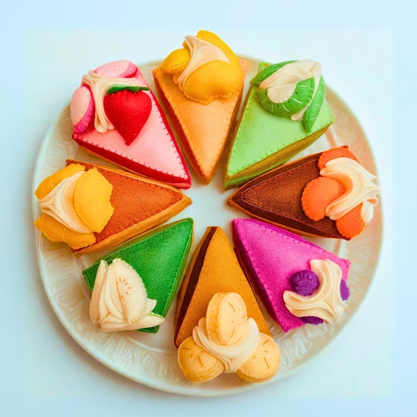 Felt Food Cake Slices - Etsy