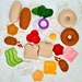 CUSTOM Felt Food PDF Sewing Pattern BUNDLE Easy Felt Food Patterns for ...