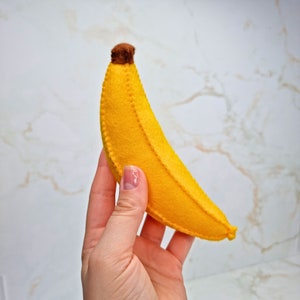 Felt 3D Fruit Sewing Pattern: Banana, Strawberry, Blueberry, Apple ...