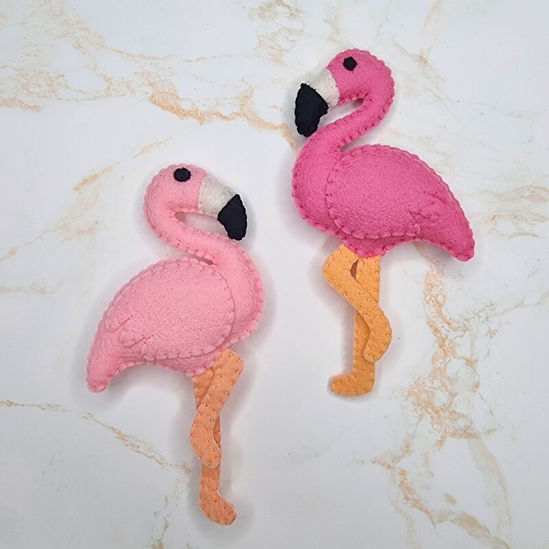 Felt Flamingo Ornament - Etsy