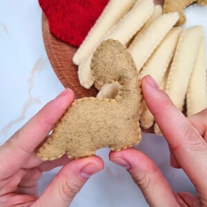 Felt Dino Nugget Dinner Playset Sewing Pattern: Easy DIY Play Food (PDF ...
