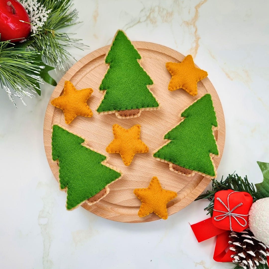 Felt Christmas Biscuit PDF Sewing Pattern, Easy Felt Food for Kids ...