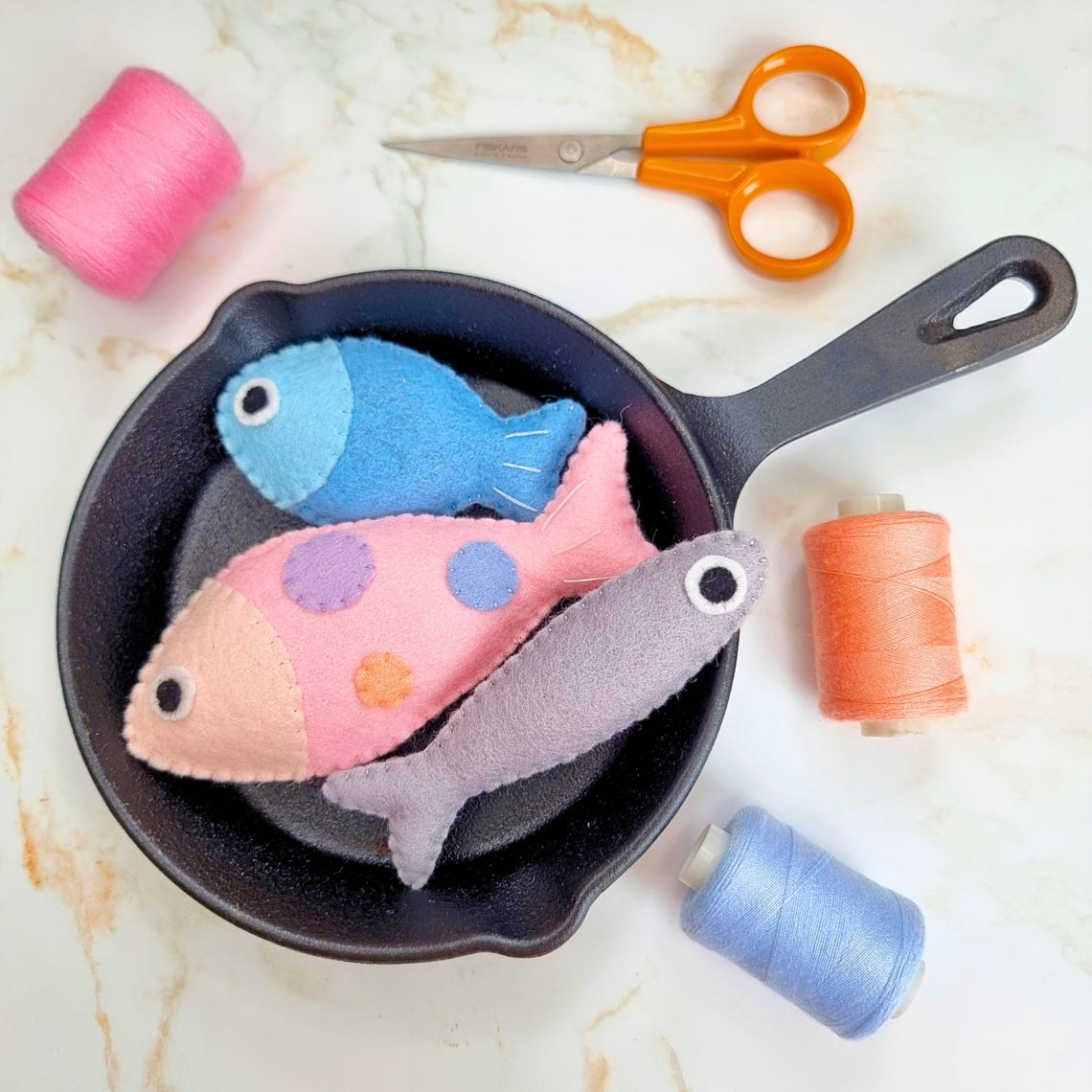 Felt Catnip Fish Toy Sewing Pattern: Easy DIY Cat Toys (PDF) - Etsy
