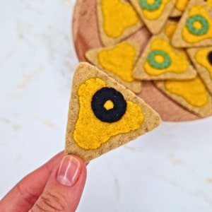 12-piece Nachos Playset 100% Wool Felt for Mexican Themed Felt Food ...
