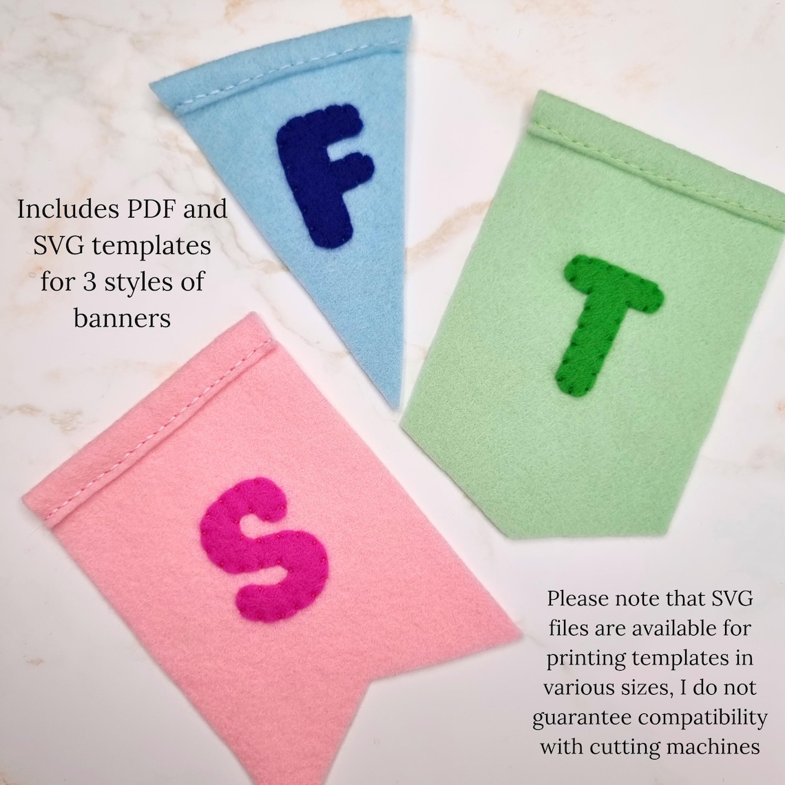 Felt English Alphabet Letter Sewing Pattern (PDF and SVG) - Etsy