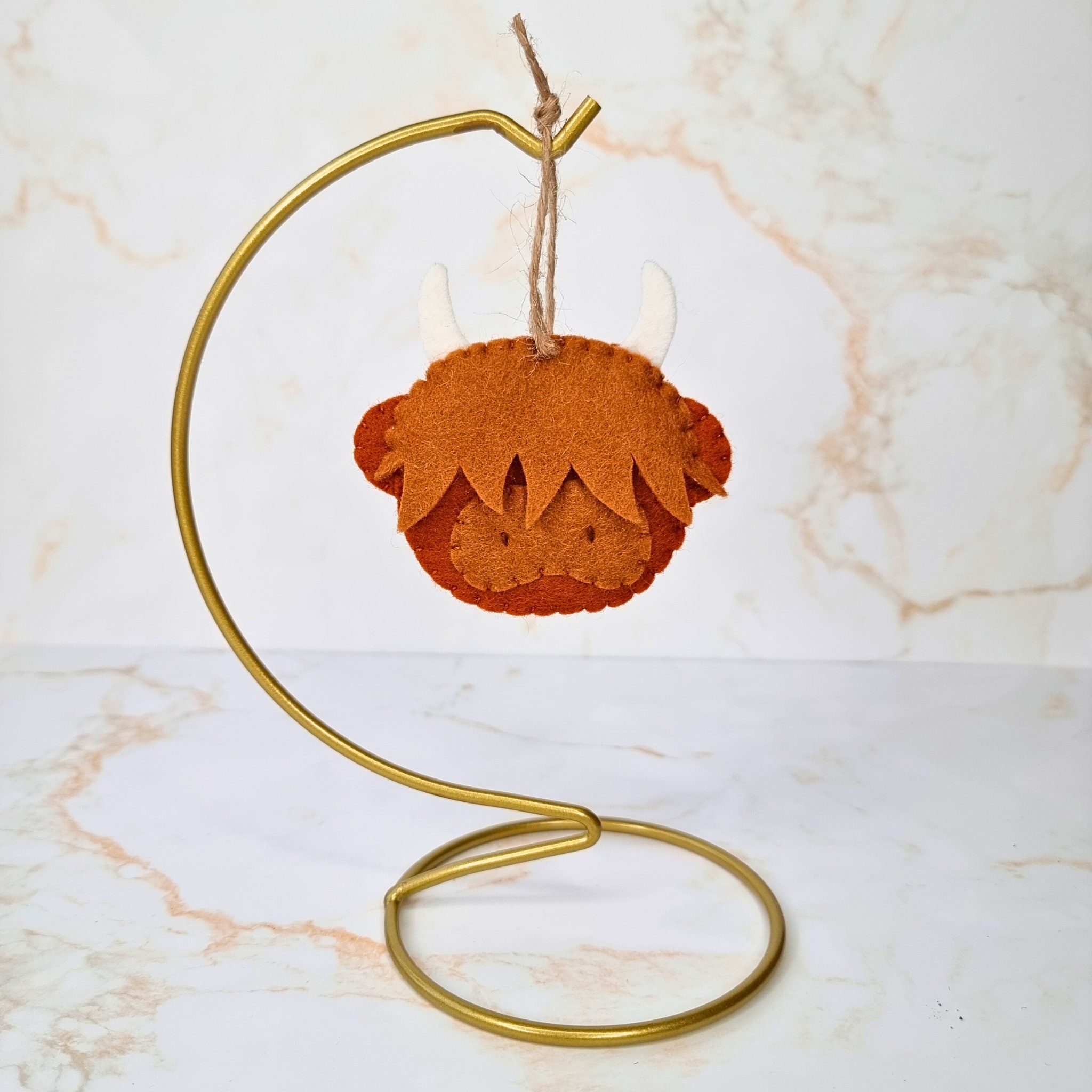 Felt Highland Cow PDF / SVG Sewing Pattern, Easy Beginner Friendly Wee ...