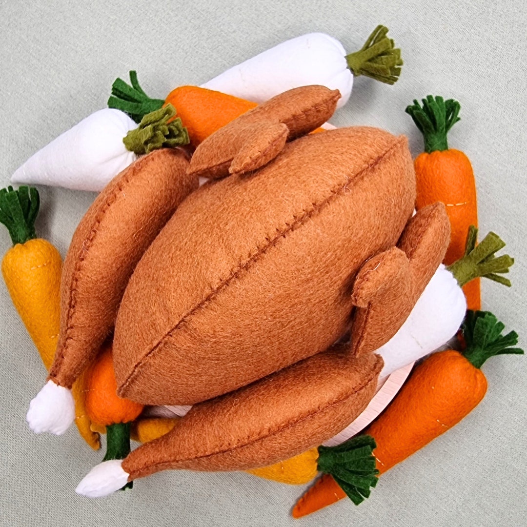 Felt Thanksgiving / Christmas Dinner TURKEY PDF Sewing - Etsy