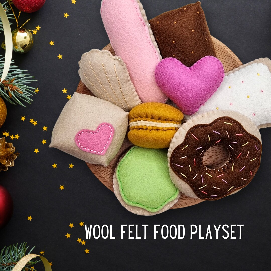 Realistic Cake Playset for Kids Pretend Play Kitchen Cafe - Etsy