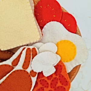 English Breakfast PDF Sewing Pattern and Tutorial - Bread, Baked Beans ...