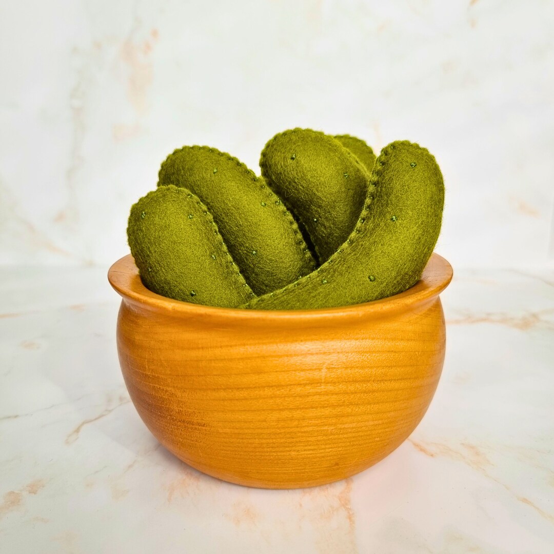 Felt Pickle Ornament PDF Sewing Pattern and Tutorial, Easy Beginner ...