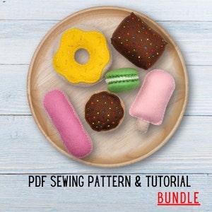Felt Cake Bundle PDF Pattern Tutorial - Etsy UK