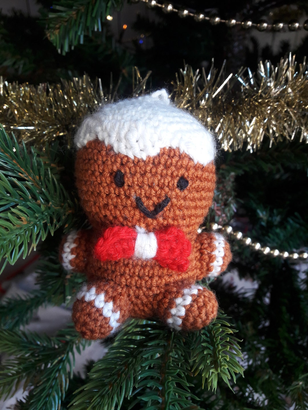 Gingerbread Man Christmas Tree Hanging - Etsy