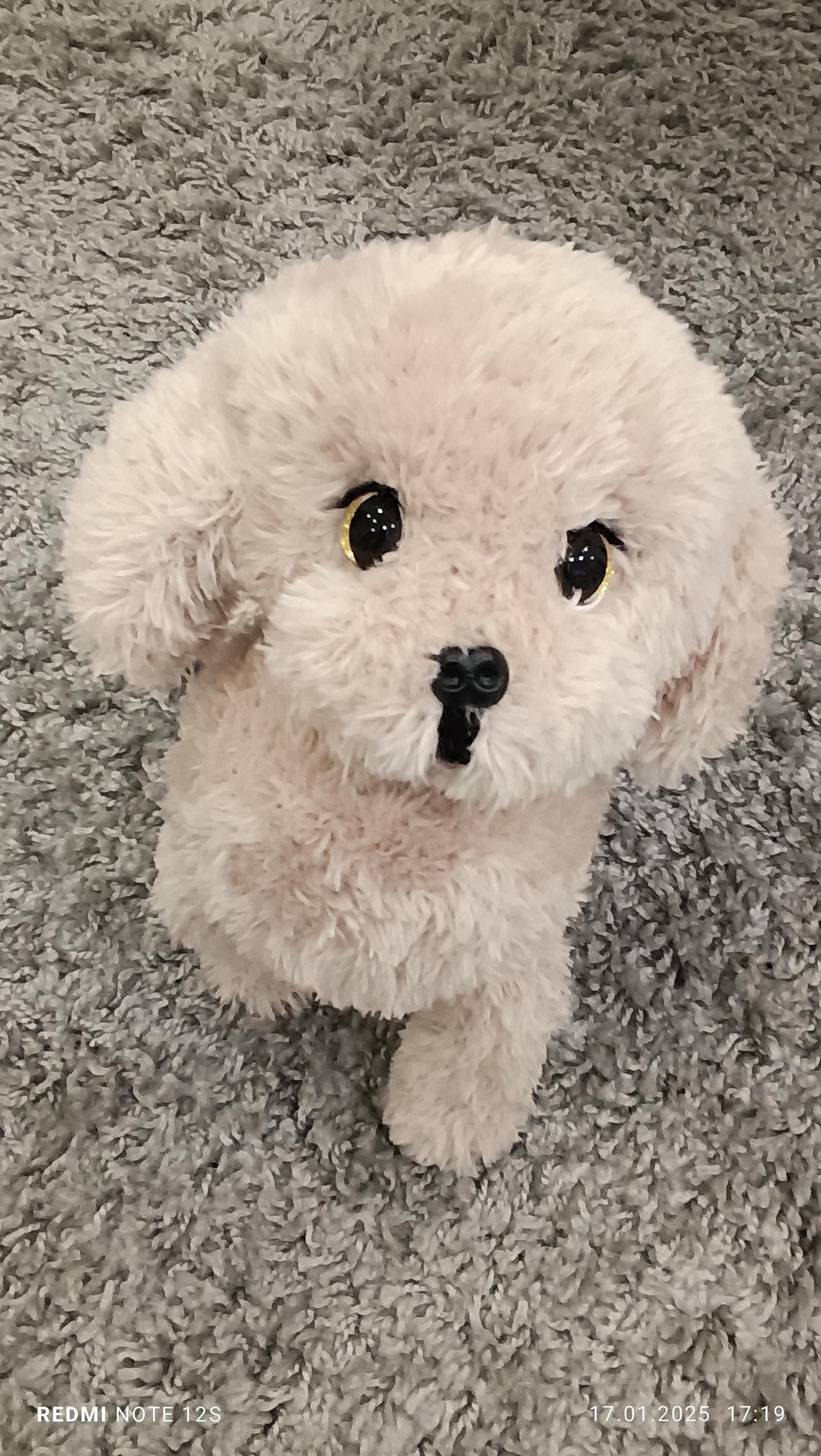 Handmade Toys Puppy Dog- Cute Stuffed Animal for Kids,soft Plush Dog ...