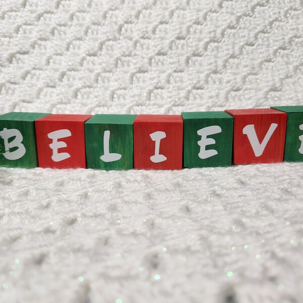 Believe Blocks - Etsy