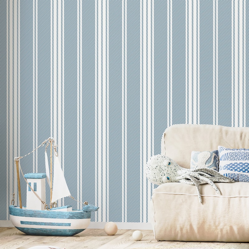 Striped Wallpaper Nursery - Etsy