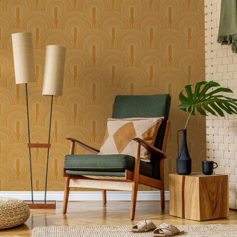 Funky Wallpaper Removable - Etsy