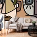 Cubism Art Wallpaper Abstract Modern Mural Peel and Stick Wallpaper ...